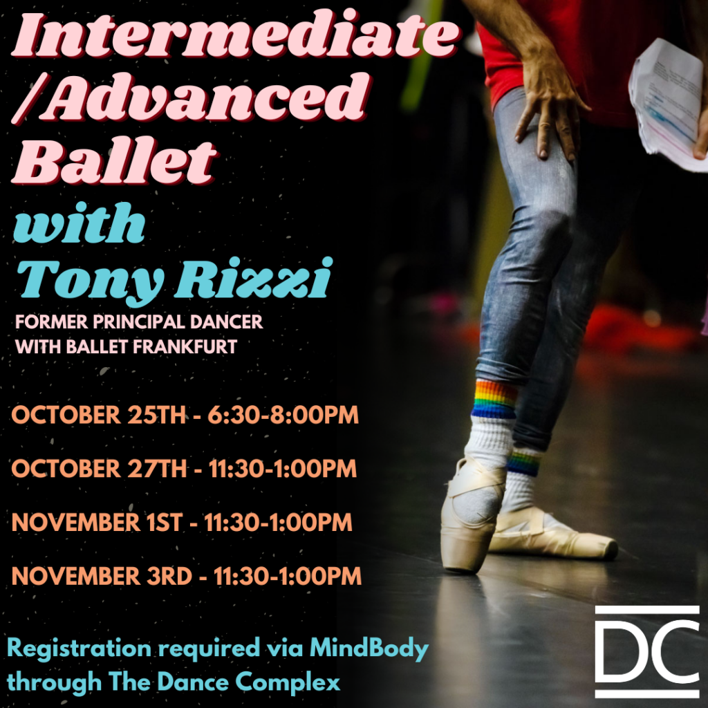 Intermediate/Advanced Ballet with Tony Rizzi - BDA